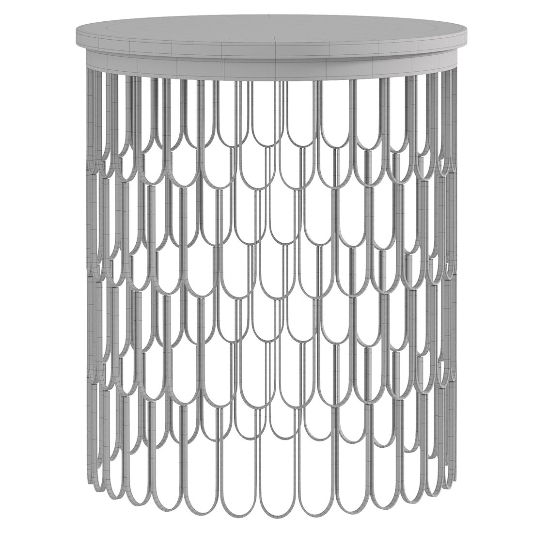 Brenda Side Table By Luxdeco Collection - 3D Model for Corona
