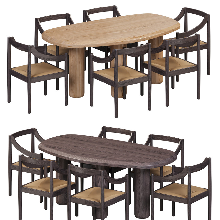 Dining Table By Nohohome - 3D Model for Corona