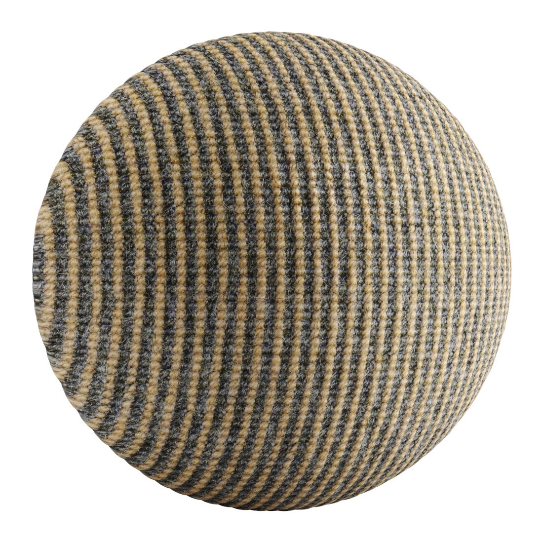 Carpet Flatwool Stripe 289 4k Pbr Seamless - 3D Model for VRay, Corona ...