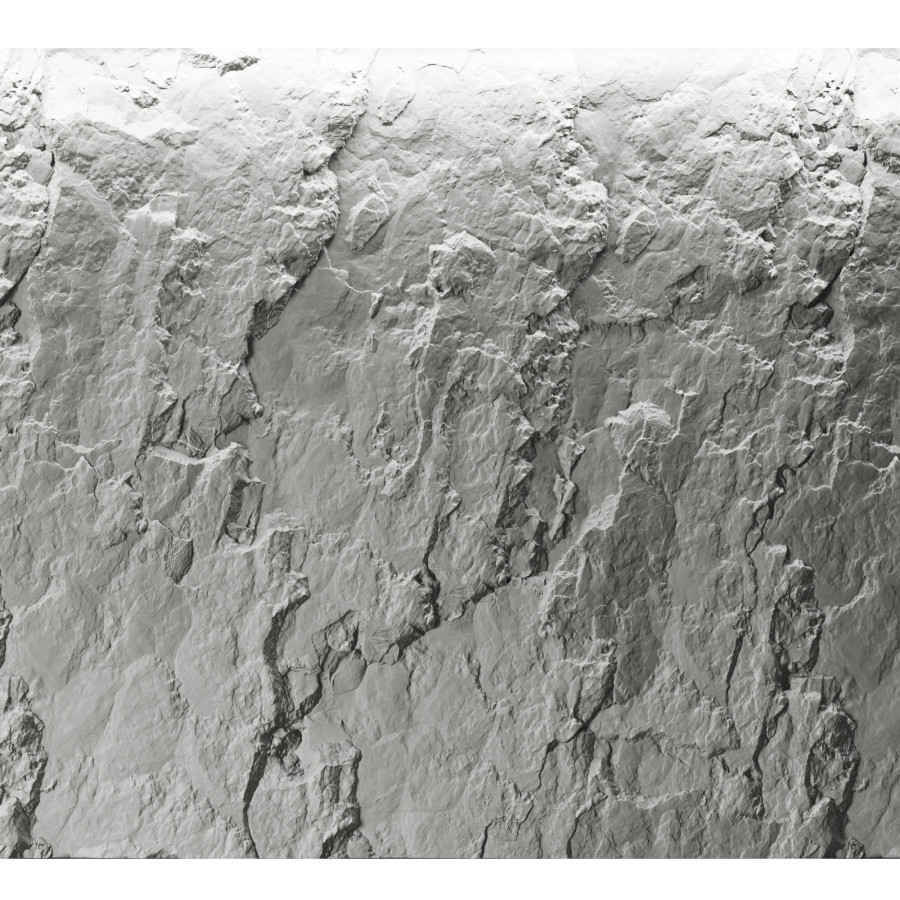 Rock Cliff Wall №70 - 3D Model for VRay, Corona