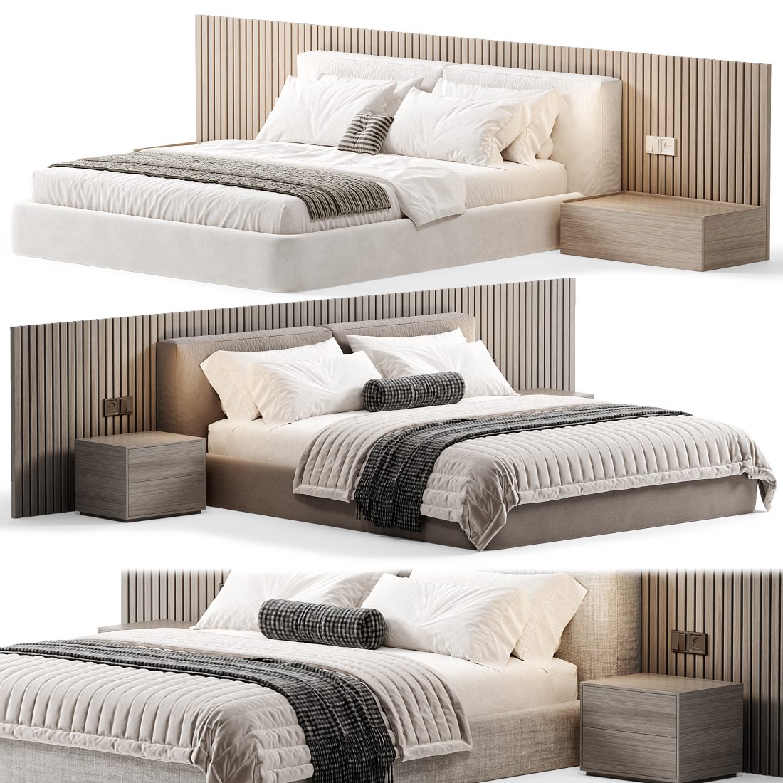 Yarrow Modern Beds Store By Elmalekfurniture - 3D Model for Corona