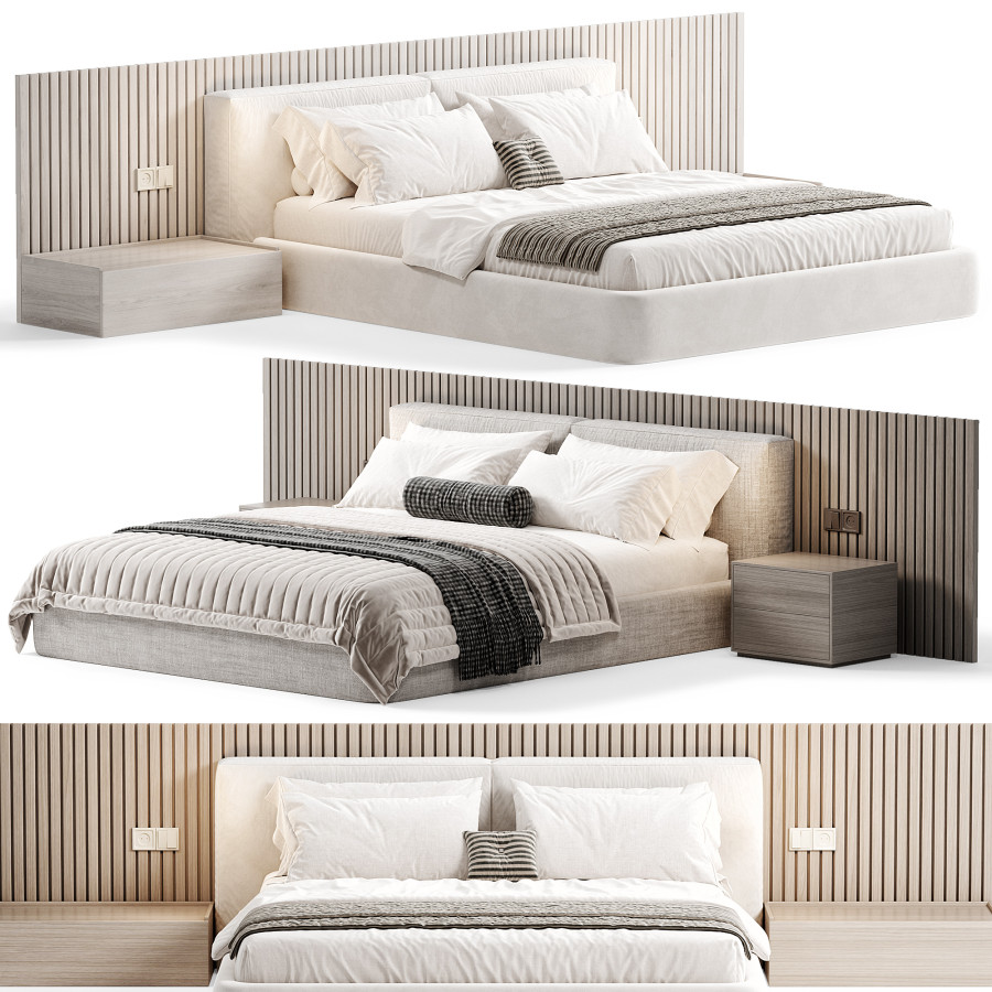 Yarrow Modern Beds Store By Elmalekfurniture - 3D Model for Corona