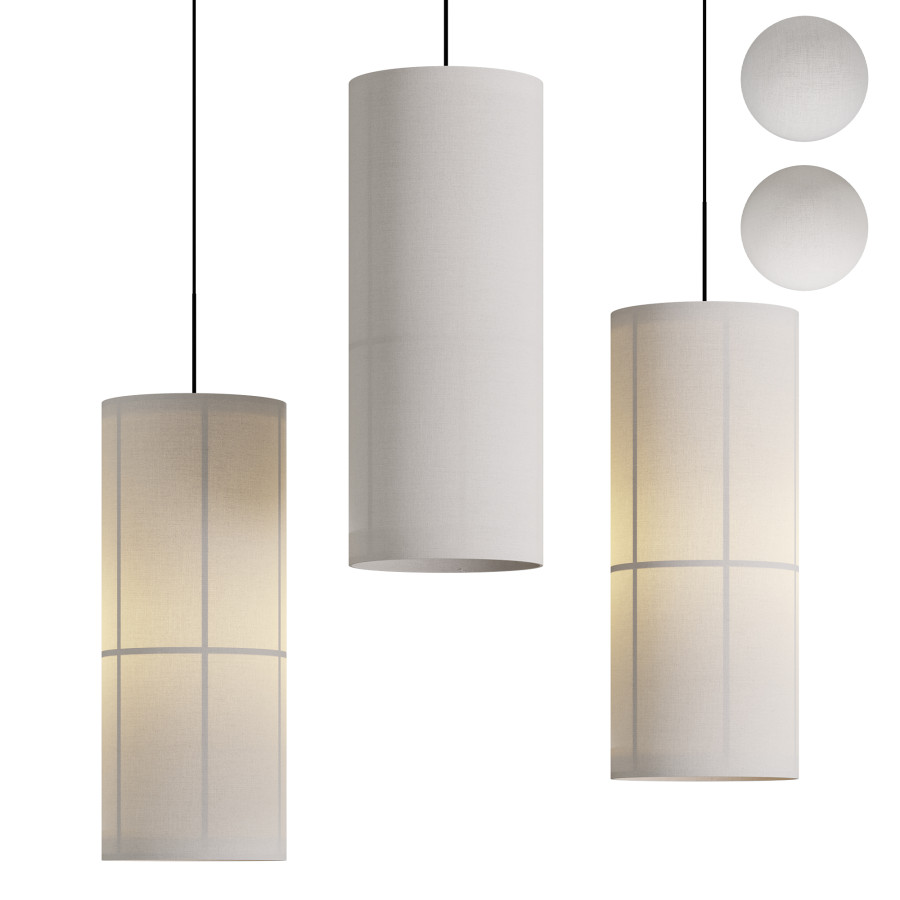 Hashira Pendant Lamp - 3D Model for Corona