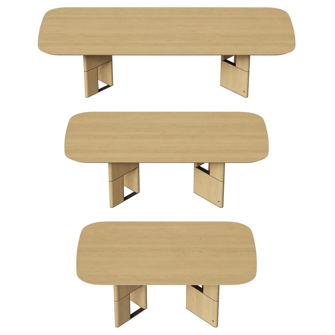 Morica Design Tetris Dining Table 3D Model for VRay, Corona | CGMood