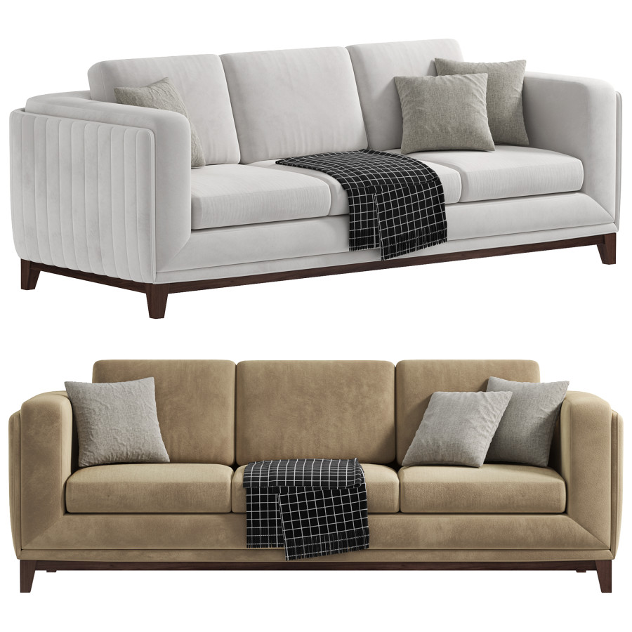 Sofa A117 By Delavega 3D Model for Corona | CGMood