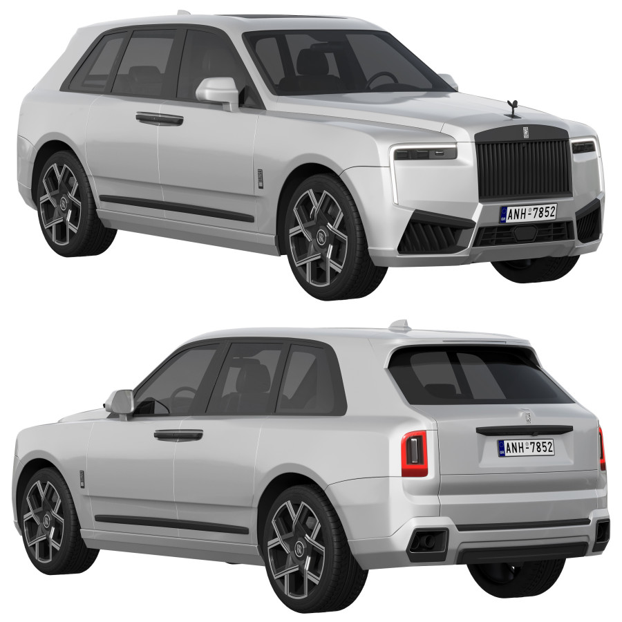 Rolls-Royce Cullinan Black Badge Series II - 3D Model for Corona