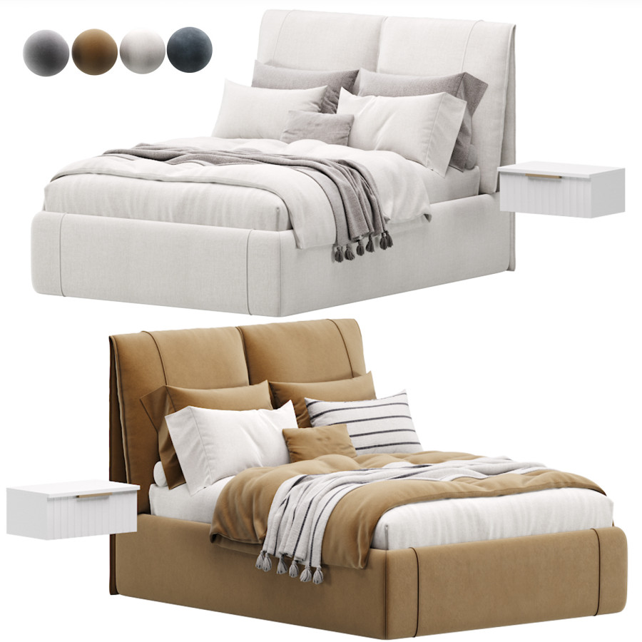 Bed Vailor 3D Model for Corona | CGMood