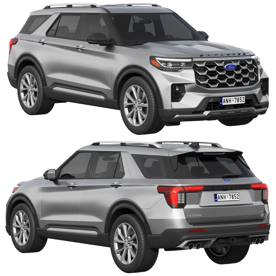Ford Explorer 2025 3D Model for Corona | CGMood