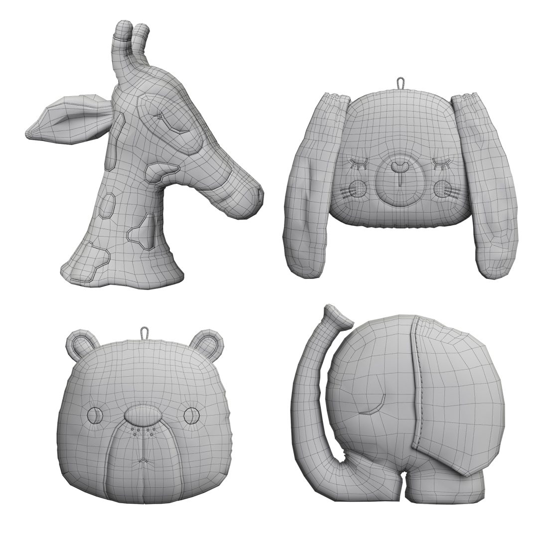 Plush Toys 33 3D Model for VRay, Corona | CGMood
