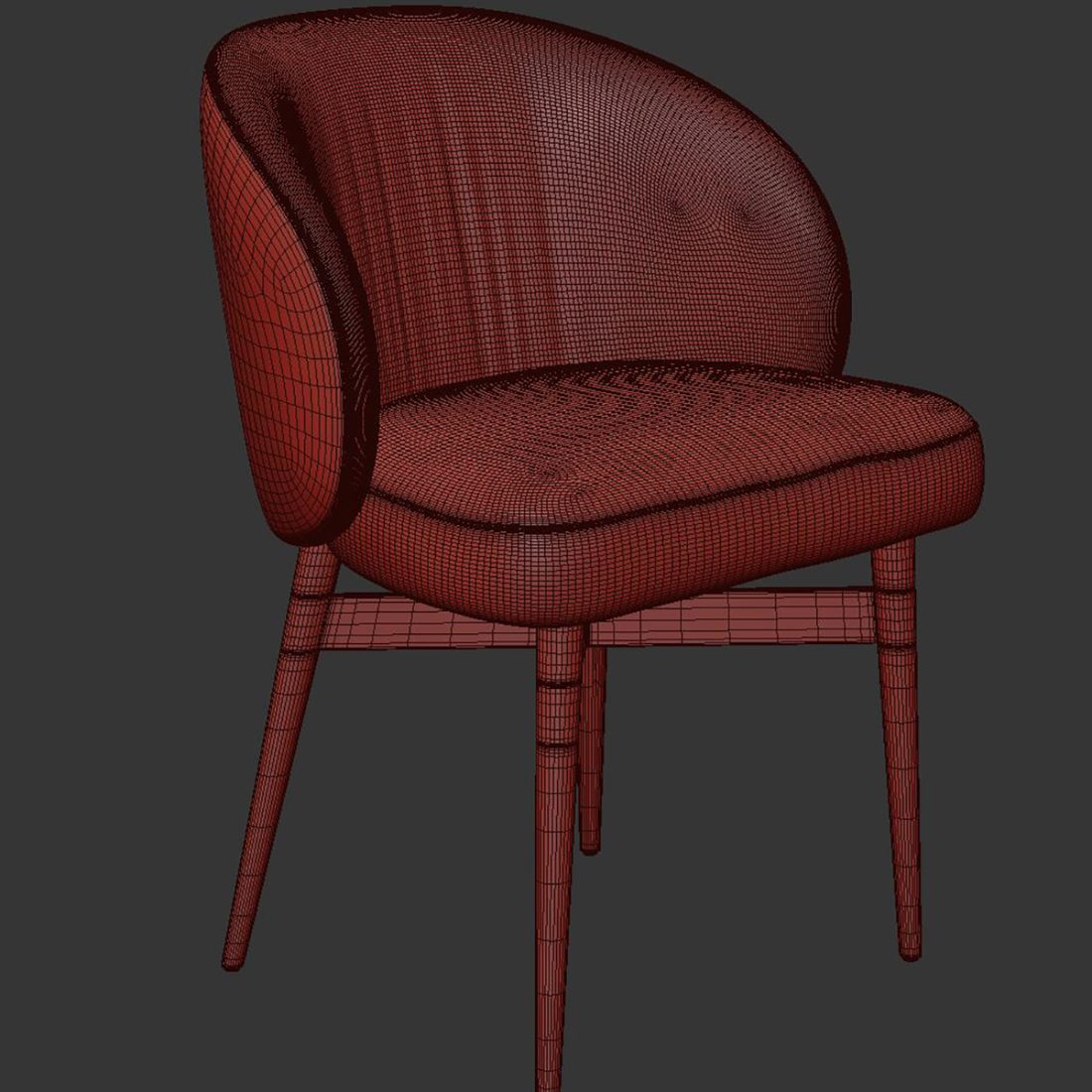 Norah Chair 3D Model for VRay, Corona | CGMood