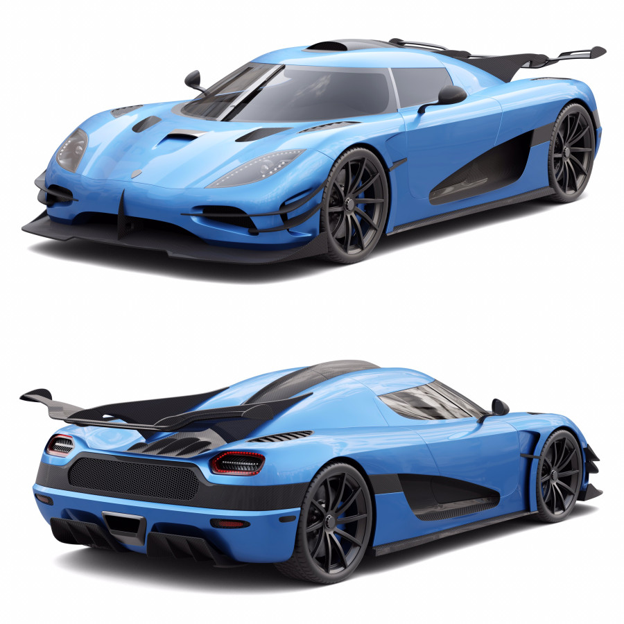Koenigsegg One:1 - 3D Model for VRay