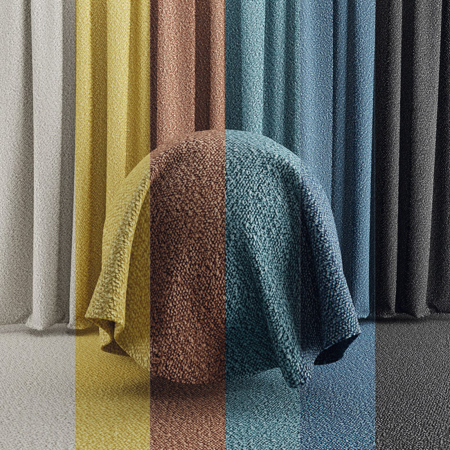 Upholstery Fabric FtLeo 4k Pbr Seamless - 3D Model for VRay, Corona, VRay