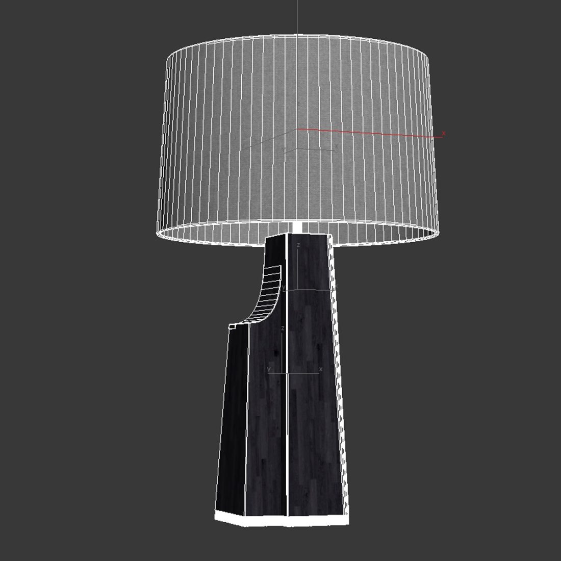 Alexander Lamont Drift Table Lamp Dark - 3D Model for Corona