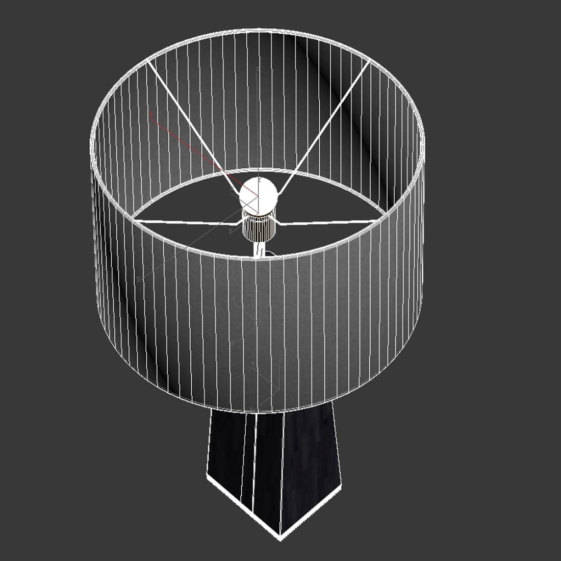 Alexander Lamont Drift Table Lamp Dark - 3D Model for Corona