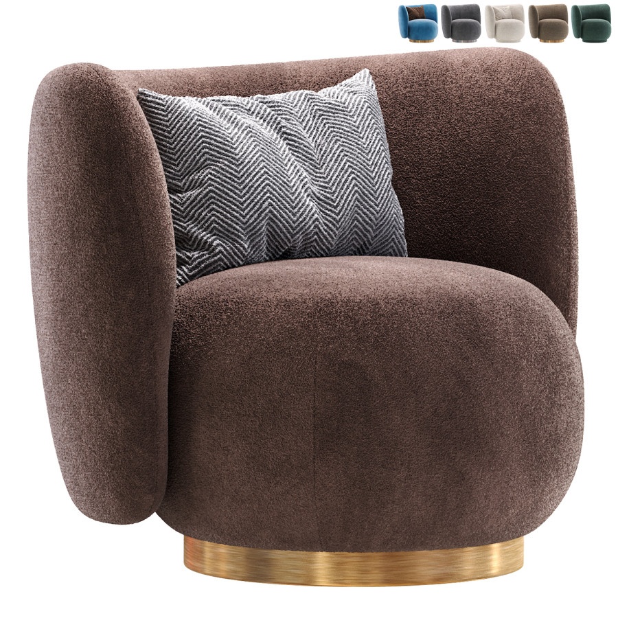 Armchair Lucca 3D Model for Corona | CGMood