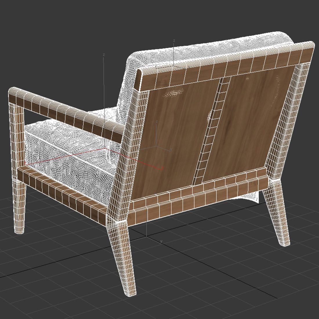 Linkoutdoor Sand Dollar Lounge Chair - 3D Model for Corona