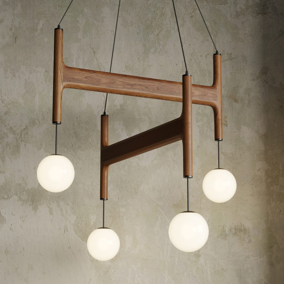 Astra 3 Suspension Lamp By Porada Pendant Light - 3D Model for VRay, Corona