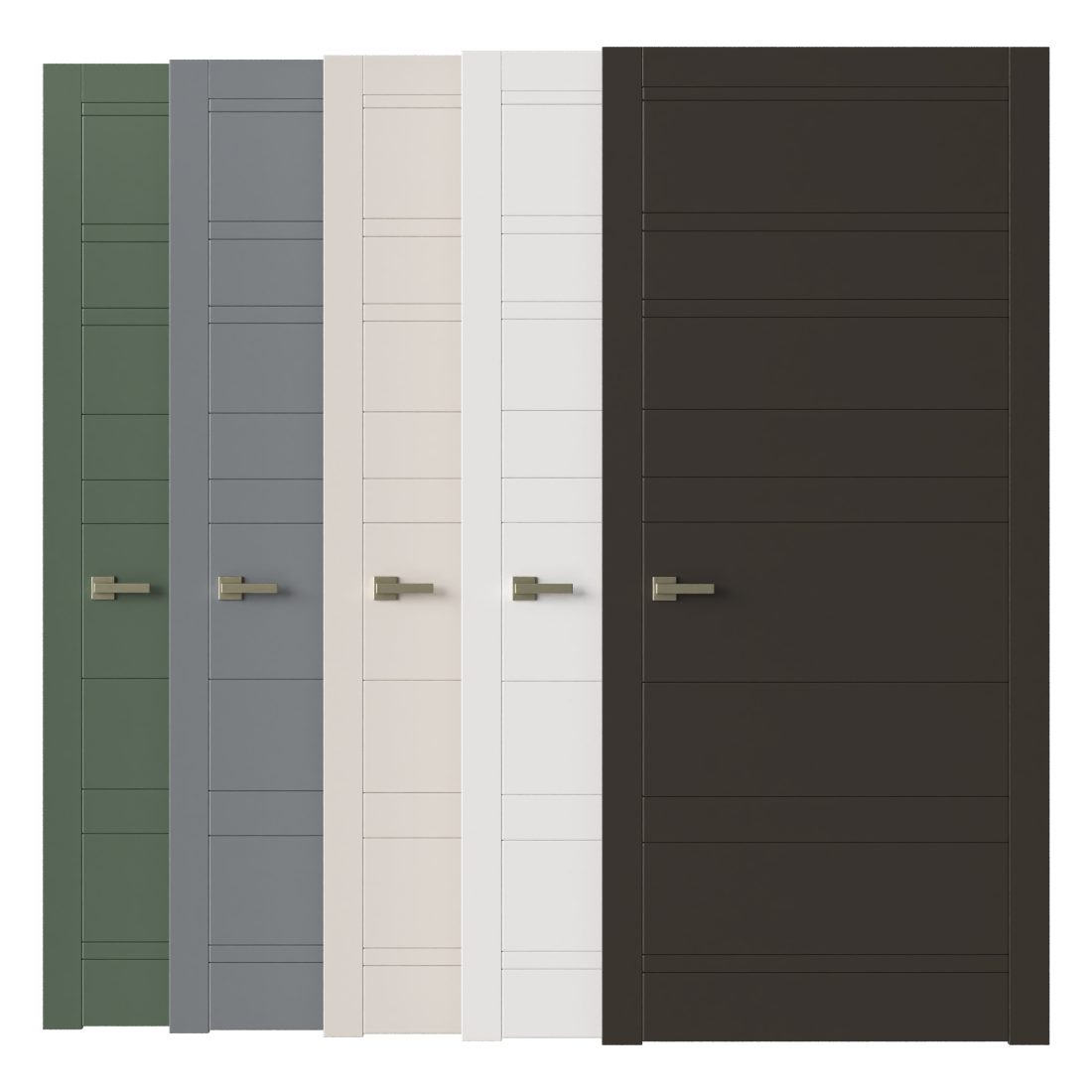 Interior Doors Linea 3D Model for VRay, Corona | CGMood
