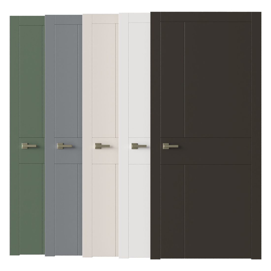 Interior Doors Linea 3D Model for VRay, Corona | CGMood