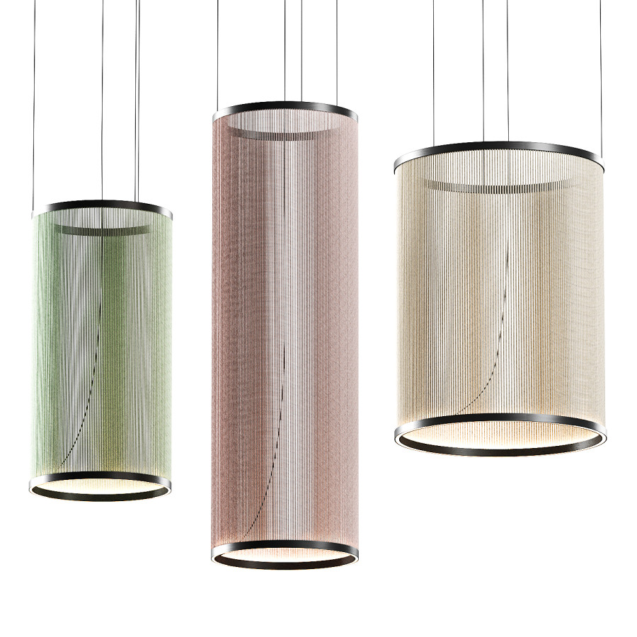 Array Pendant Lamps By Vibia - 3D Model for VRay, Corona