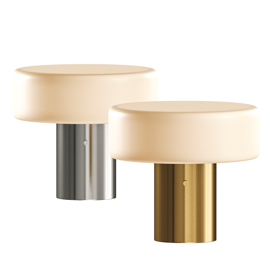 Pill Table Lamp With Glass Shade By Cb2 - 3D Model for VRay, Corona