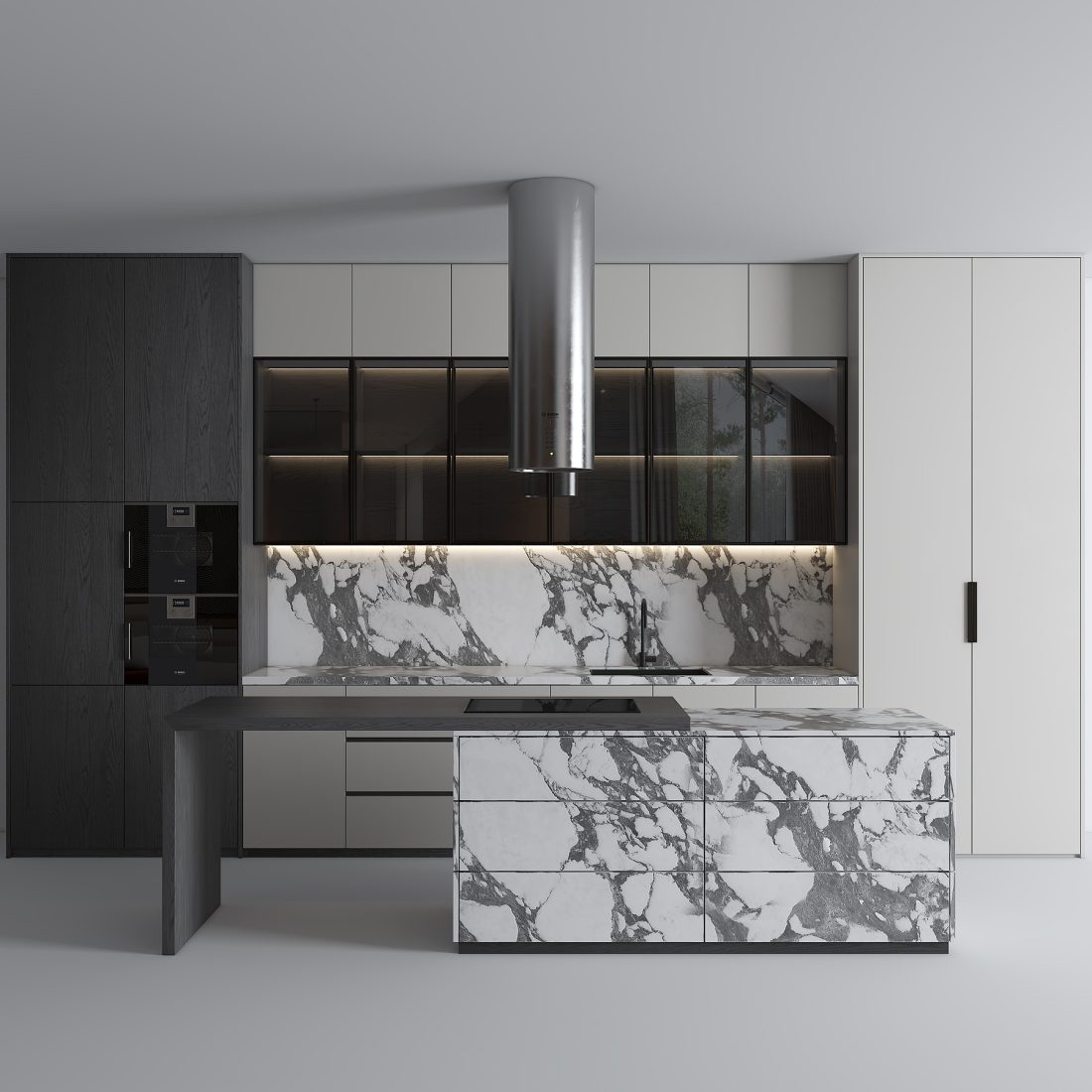 Kitchen Modern 10 3D Model for VRay, Corona | CGMood