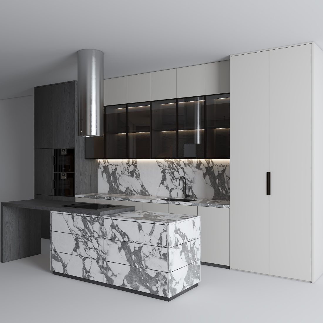Kitchen Modern 10 3D Model for VRay, Corona | CGMood