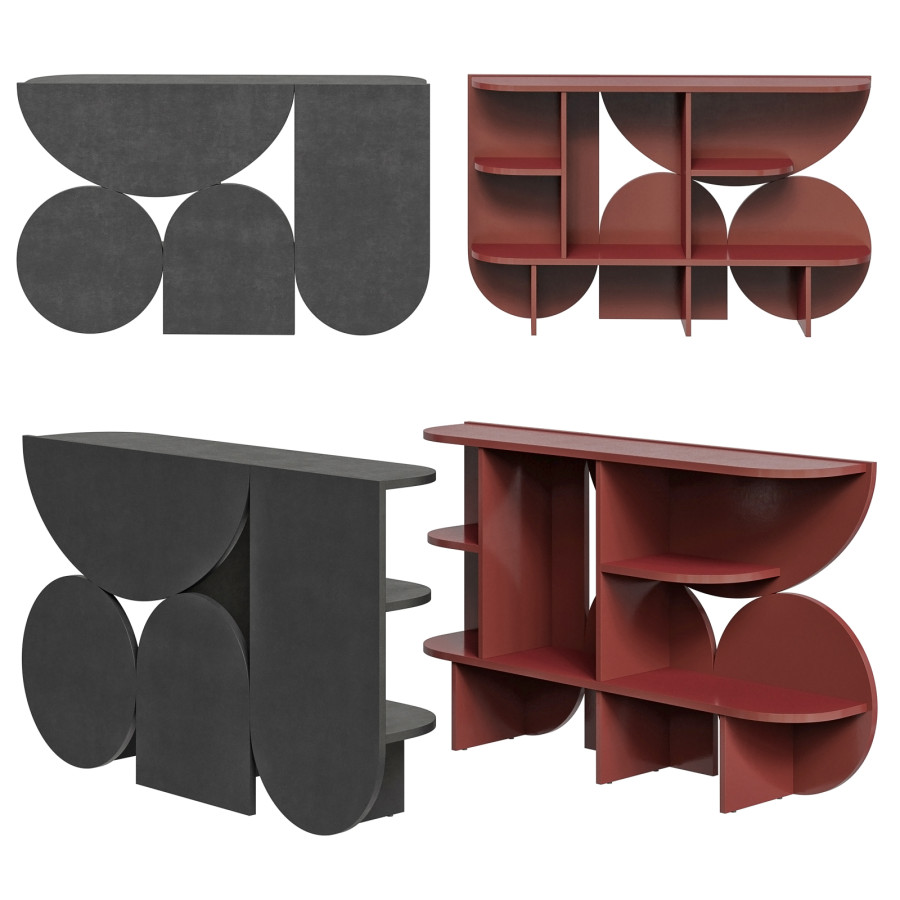 Mogg Console Shape - 3D Model for VRay, Corona