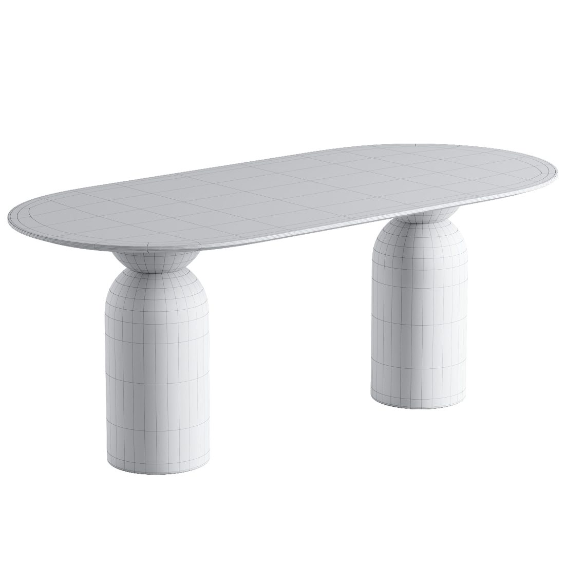 Vivante Dining Table - 3D Model for Corona