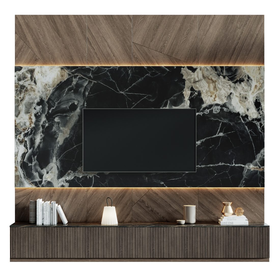 Tv Stand Set 08 3D Model for Corona | CGMood