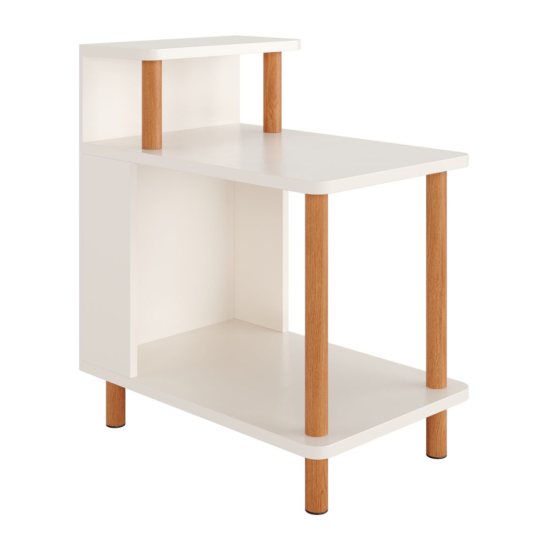 Litfad - Modern Solid Wood Nightstand 3D Model for VRay, Corona | CGMood