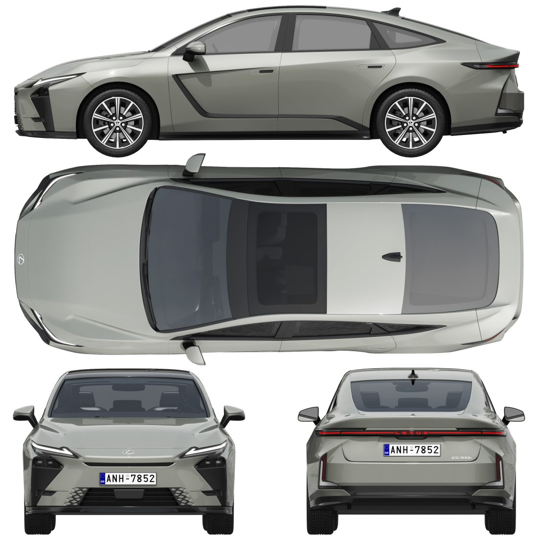 Lexus ES 300h 2026 3D Model for Corona | CGMood