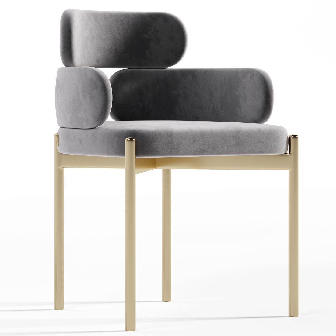 Misam 1 Chair And Maia Table - 3D Model for VRay, Corona
