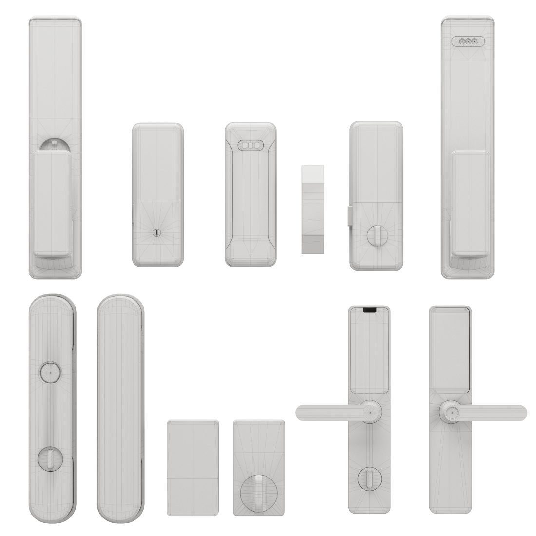 Intercom And Security Set 8 Aqara And Xeno 3D Model for Corona | CGMood
