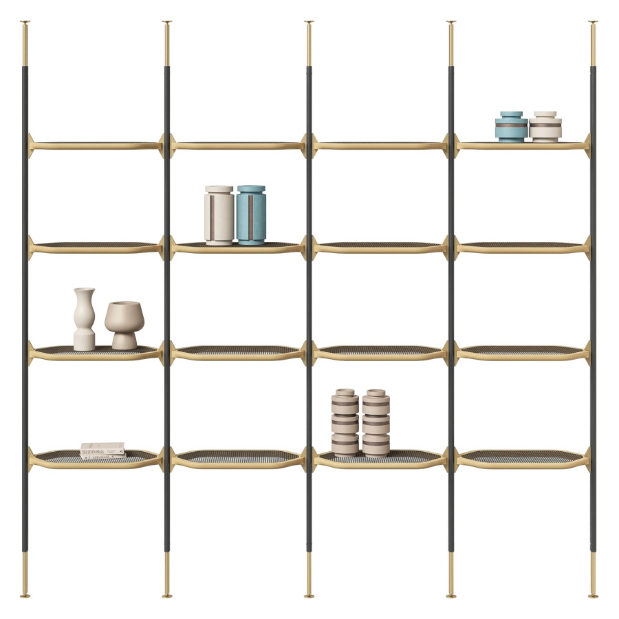 Baxter Libelle Bookcase - 3D Model for VRay, Corona