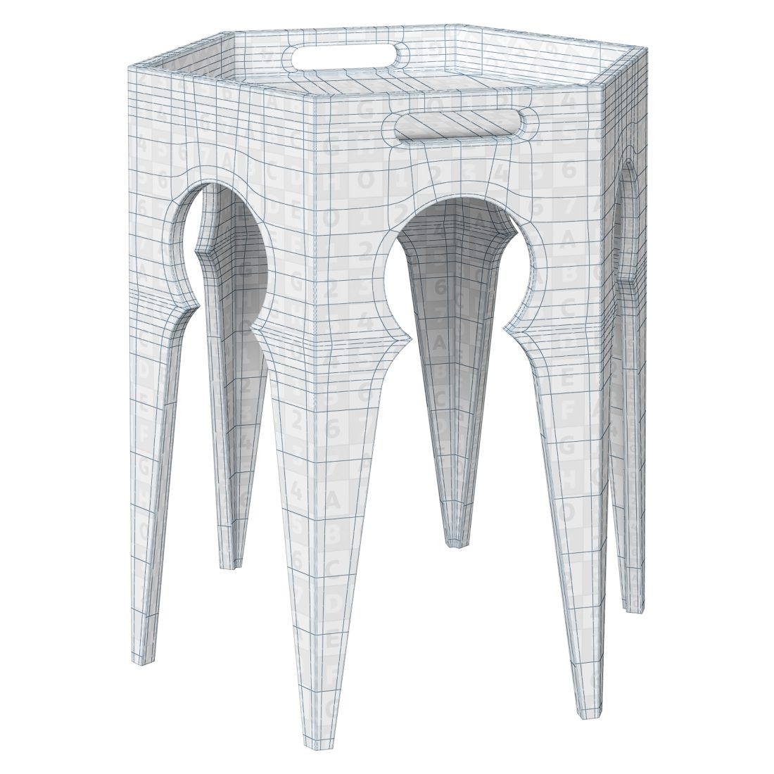 Theodore Alexsander Radium Table - 3D Model for VRay, Corona
