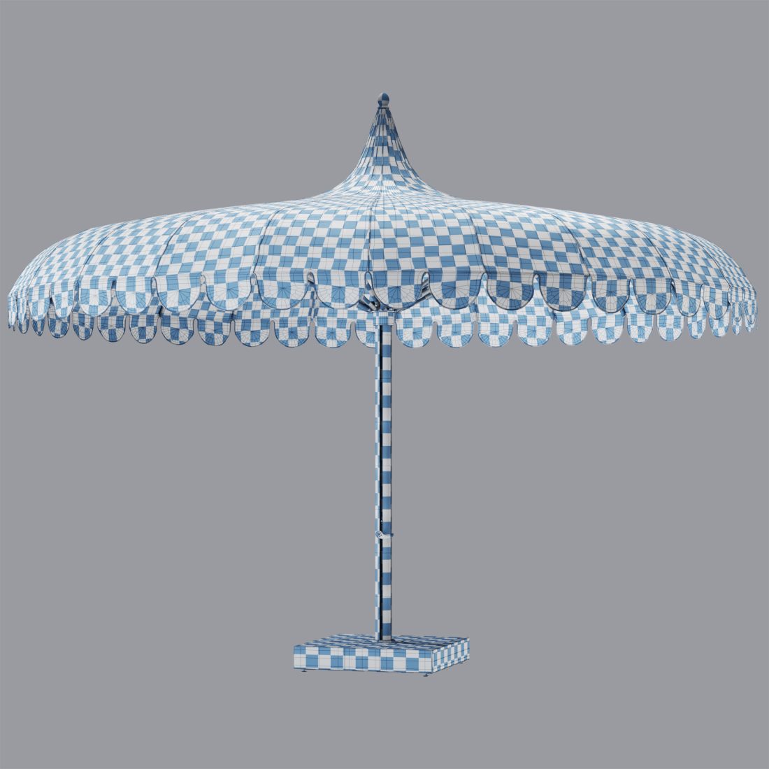 Ocean Master Mega Max Voilare Parasol By Tuuci 3D Model for VRay ...