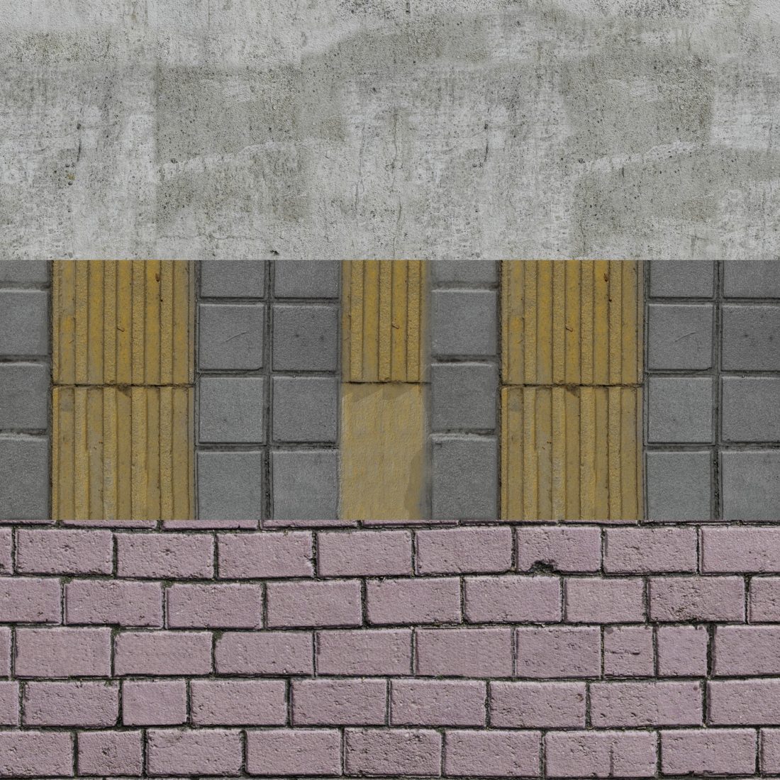 3 Scanned Concrete Pbr Textures – Real Scanned 4k - 3D Model for