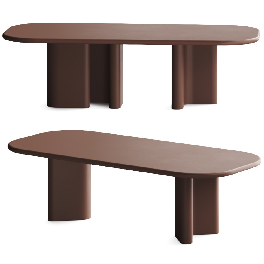 Miniforms Bonbon Dining Table - 3D Model for VRay, Corona