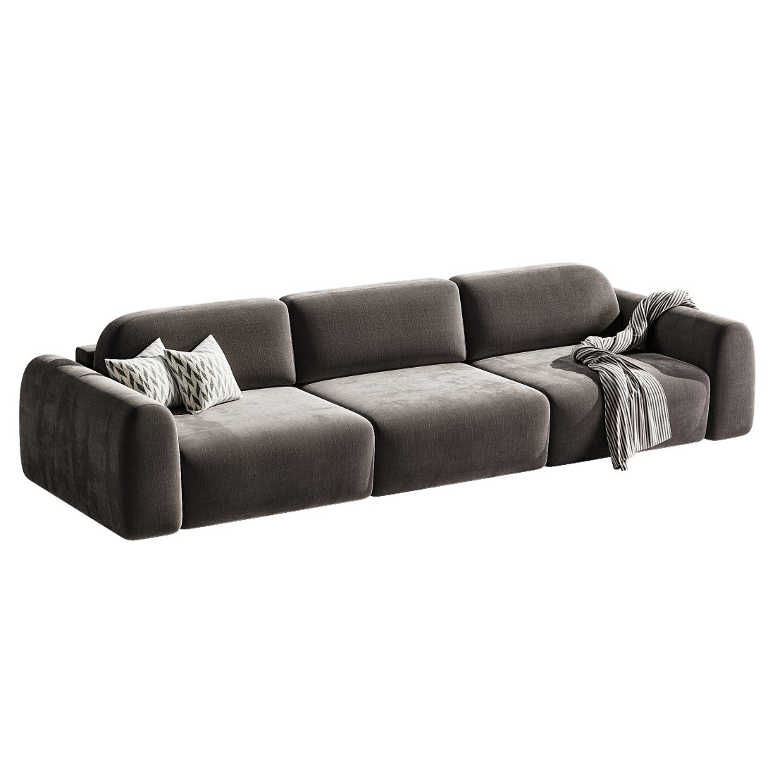 Sofa Straight 3 Seater Lilt 3D Model for Corona | CGMood