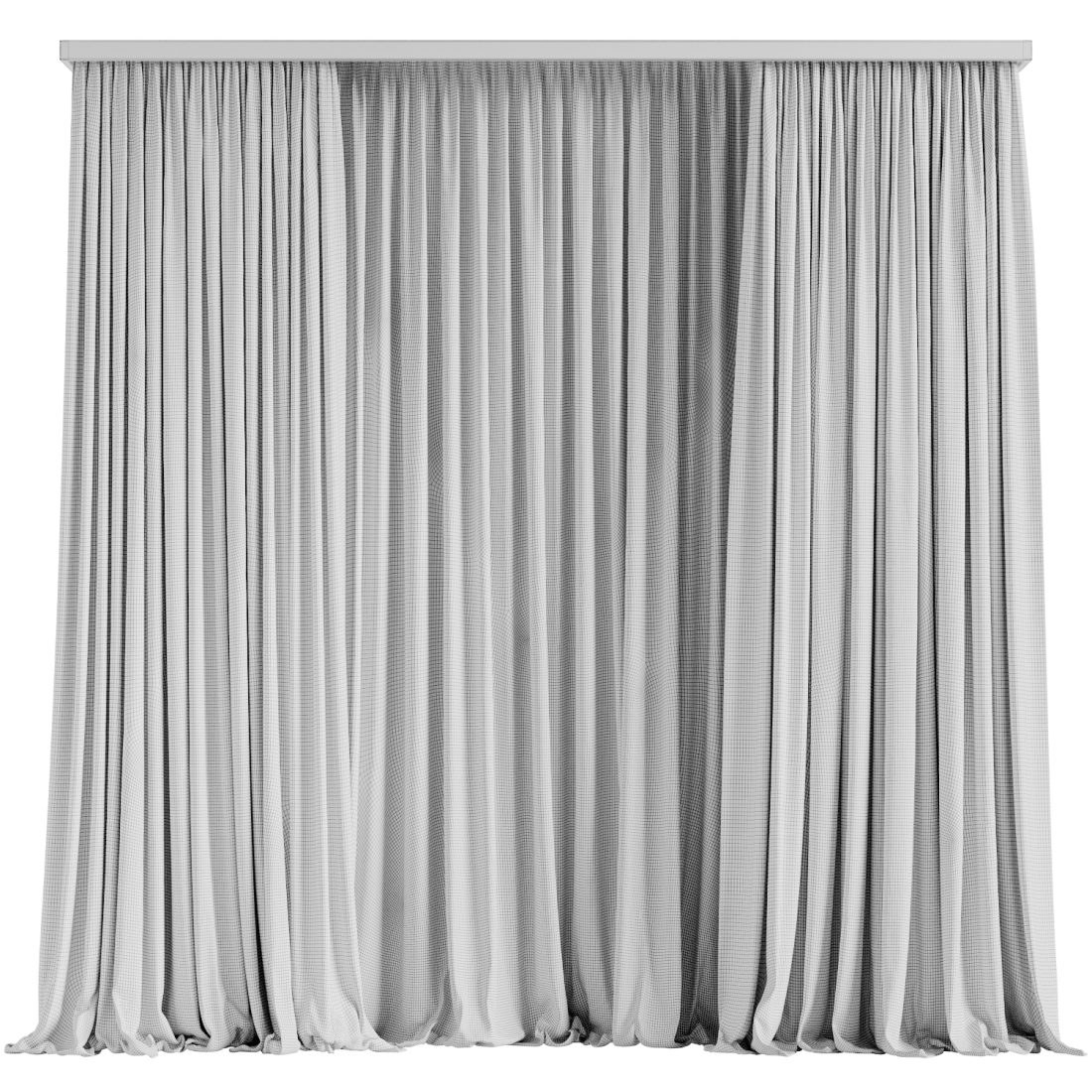Curtain 21 - 3D Model for VRay, Corona