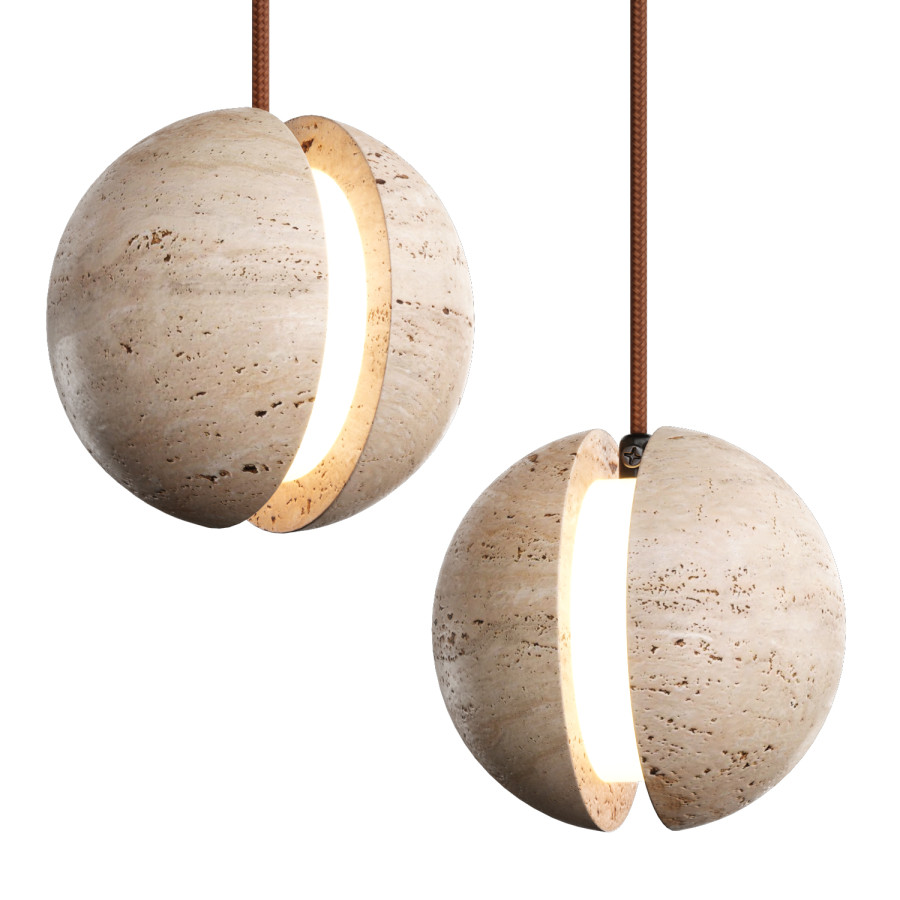 Pendant Light Povl Split Lampatron - 3D Model for Corona