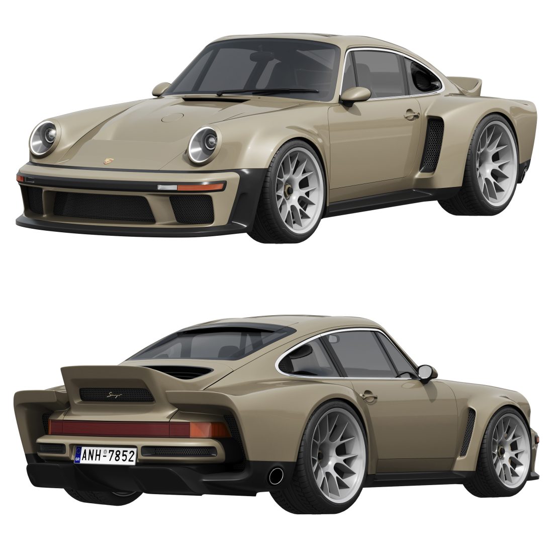Singer 911 DLS Turbo Road 3D Model for Corona | CGMood