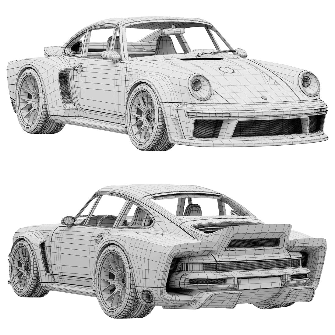 Singer 911 DLS Turbo Road 3D Model for Corona | CGMood