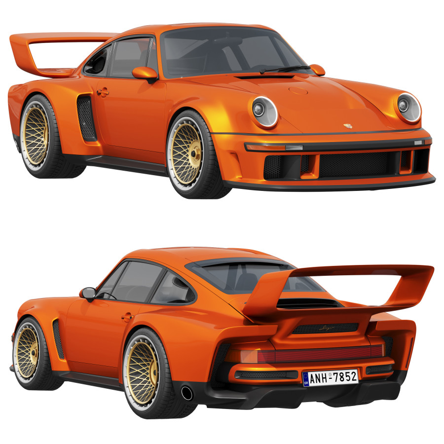 Singer 911 DLS Turbo Track - 3D Model for Corona