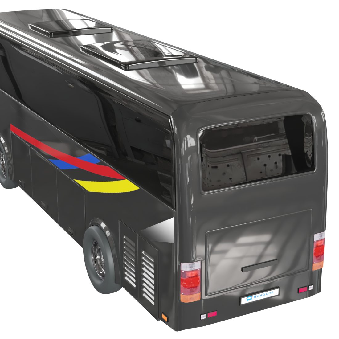 Tourist Bus - 3D Model for VRay