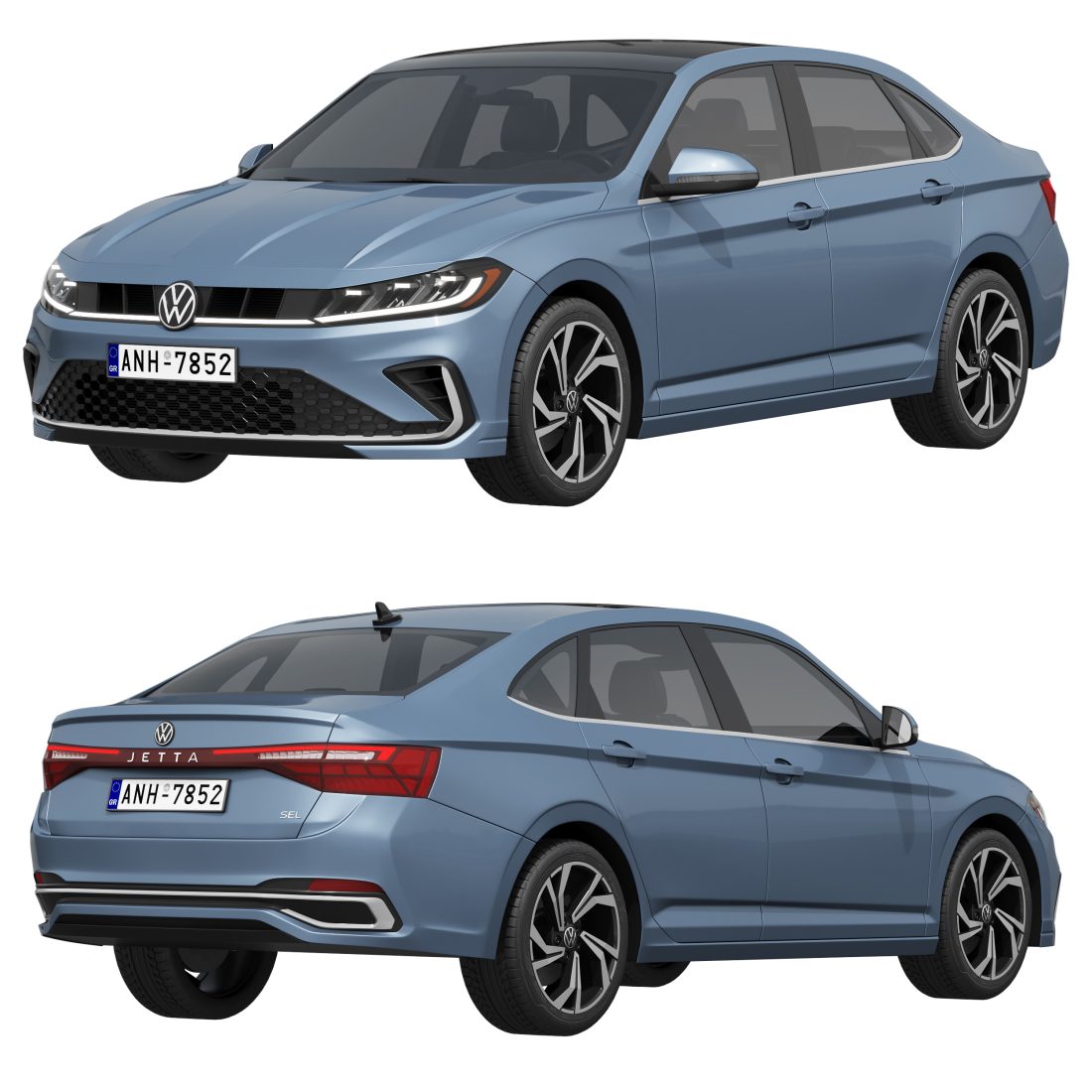 Volkswagen Jetta 2025 3D Model for Corona | CGMood