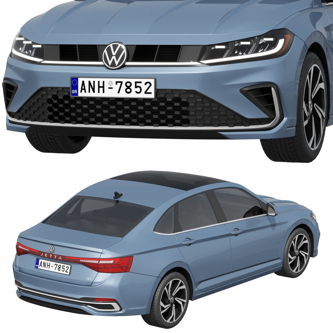 Volkswagen Jetta 2025 3D Model for Corona | CGMood