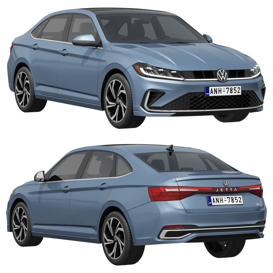 Volkswagen Jetta 2025 3D Model for Corona | CGMood