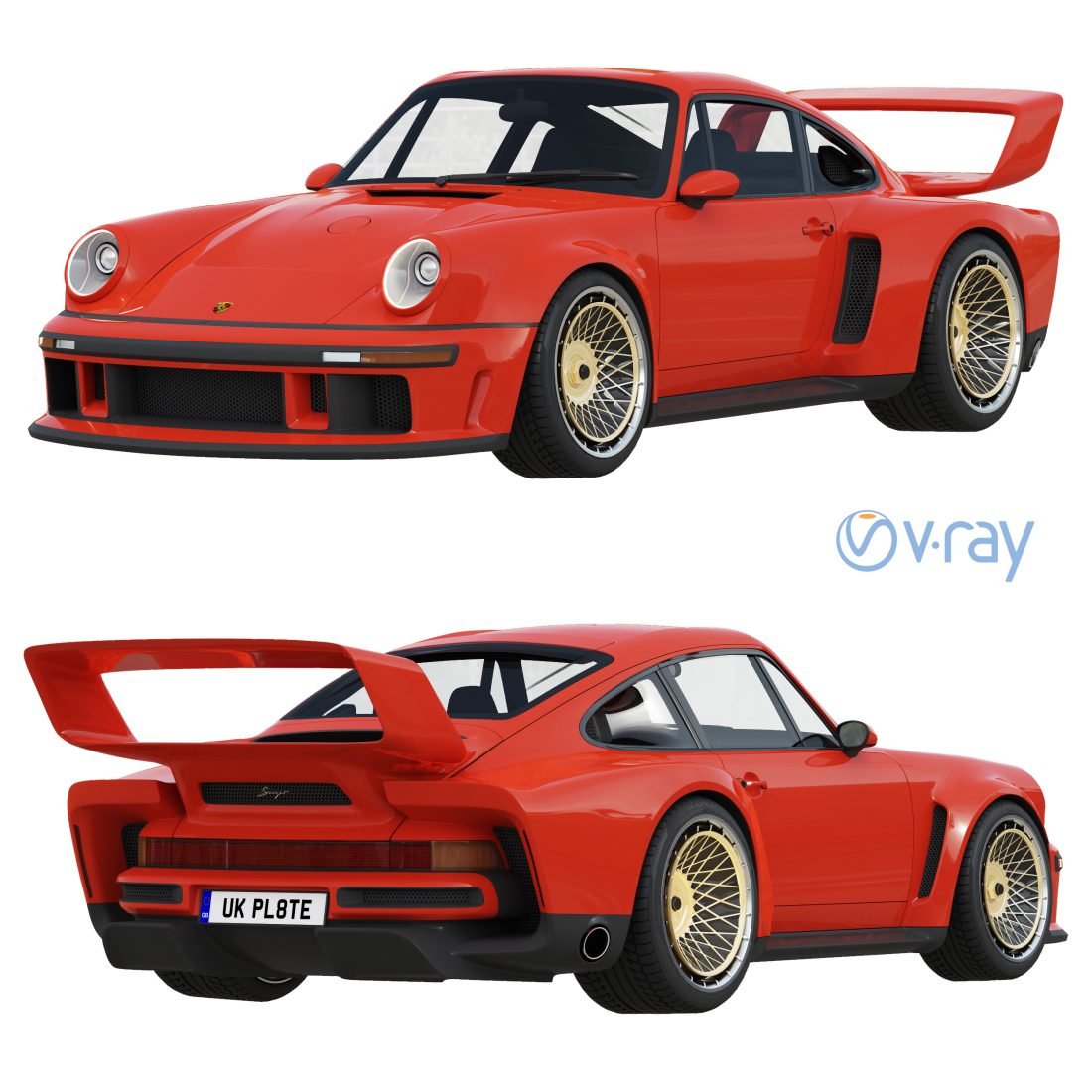 Singer 911 DLS Turbo Track 3D Model for VRay | CGMood